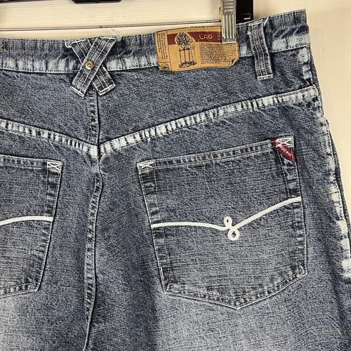 Y2K Lifted Research Group LR Geans LRG Denim Jeans 38x33 Embroidered ...