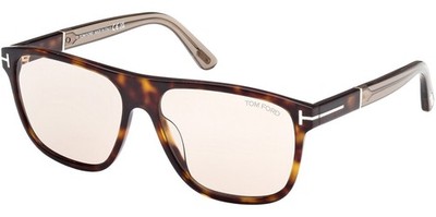 Tom Ford Frances Men's Dark Havana Square Sunglasses - FT1081 52E 58 ...
