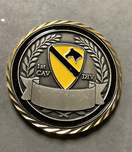 UNITED STATES ARMY 1ST CAVALRY DIVISION BACK FROM IRAQ CHALLENGE COIN ...