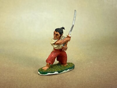 SAMURAI Warrior metal miniature 25mm Pathfinder AD&D Fantasy Old world ...