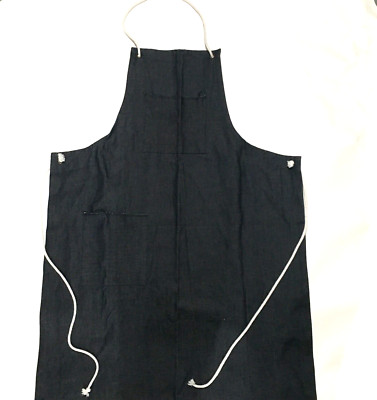 Chef Apron Denim Kitchen, BBQ Grilling, Work Shop, Server Bib Uniform 2 ...
