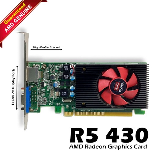 Dell AMD Radeon R5 430 VGA DisplayPort High Profile Video Card 1GB ...