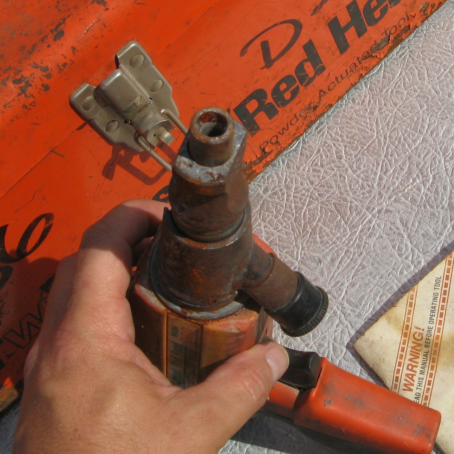 Ramset Red Head Nail Gun D60 w/ Metal Case ITW Industrial Powder ...