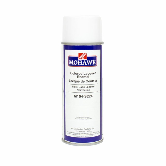 Mohawk M104-s224 Colored Lacquer Enamel Black Satin 13 Oz. for sale ...