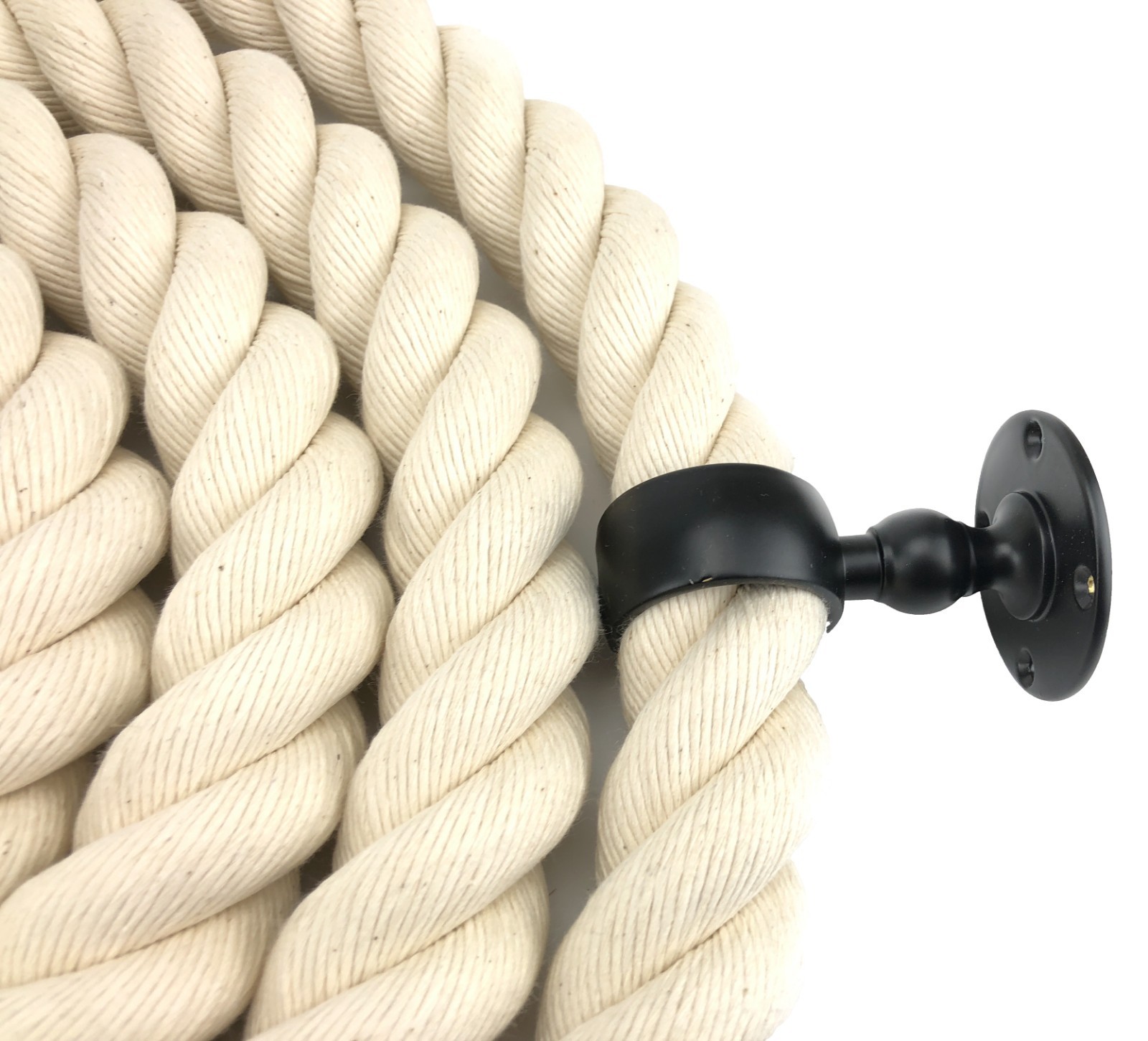 Natural Cotton Bannister Stair Handrail Ropes - Choose Diameter Length ...