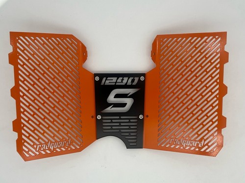 KTM 1290 Super Adventure S 2021-24 Radiator Guard- Orange sides w ...