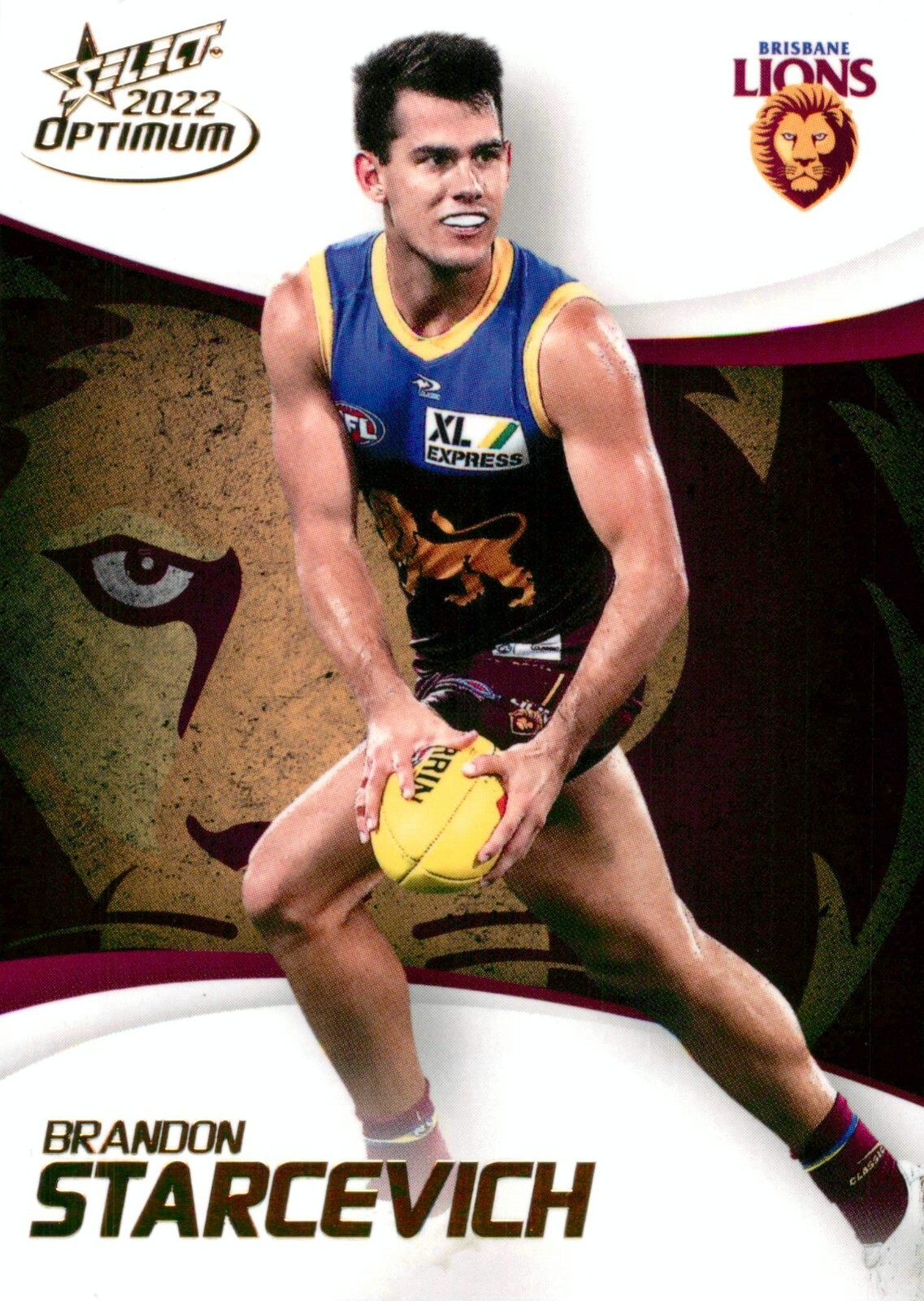 2022 BRISBANE LIONS AFL Card BRANDON STARCEVICH Optimum | eBay Australia