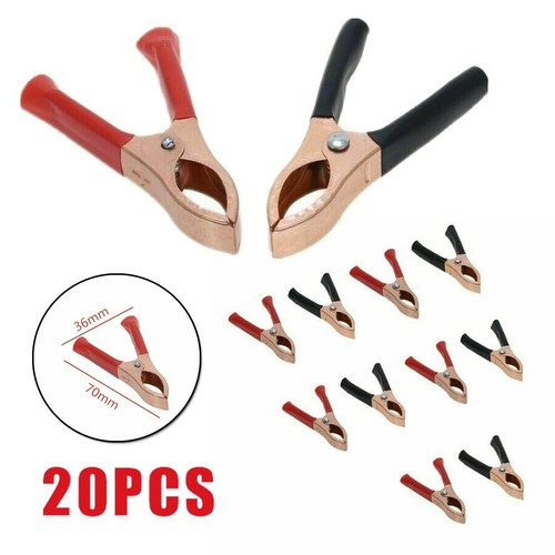 20pcs/30A Car Battery Clip Cables Clips Charger Clamp Repair Tools | eBay