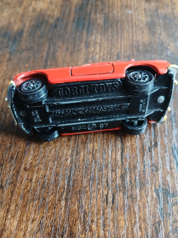 Corgi Toys #378 Vintage MGC GT Sports Car - Project | eBay UK
