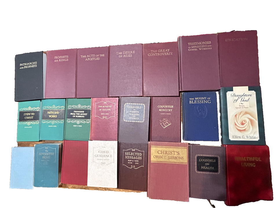 Lot of 23 Ellen G White Christian Home Library/Spirit of Prophecy ...