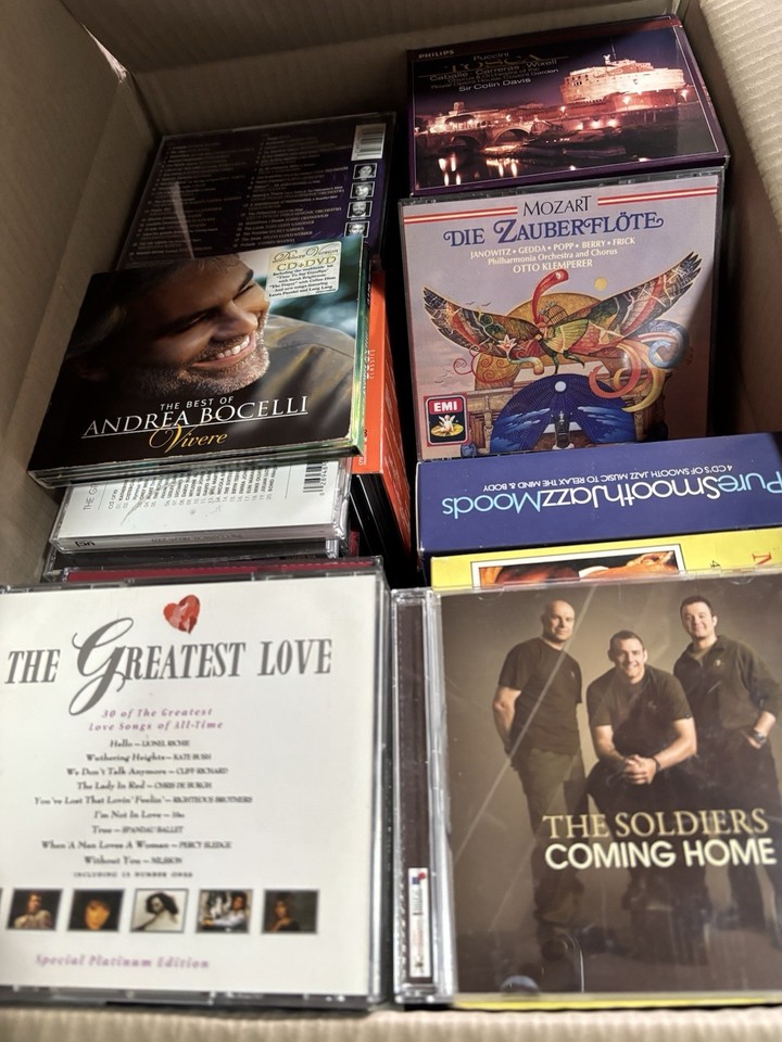 Job Lot of 37 Mixed Music CDs Various Genres Artists Albums Collection ...