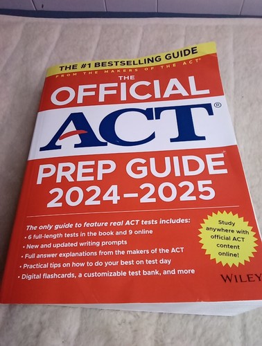 Wiley The Official Act Prep Guide 2024-2025 | eBay