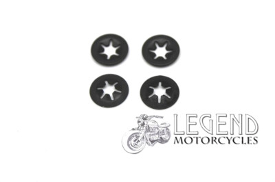 Motorcycle Side Panel Badge Locking Tab Washers x4 4mm / Emblem C7-03 ...