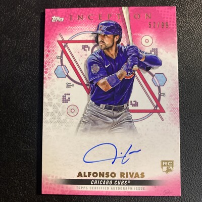 Alfonso Rivas Auto Pink /99 - 2022 Topps Inception Rookies and Emerging ...