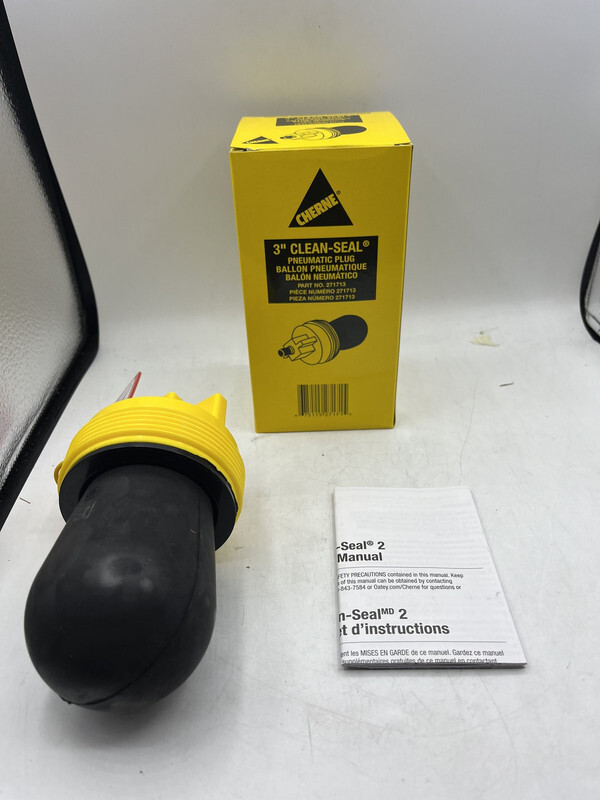 Cherne 3 Inch Clean-seal Pneumatic Plug 271-713 for sale online | eBay