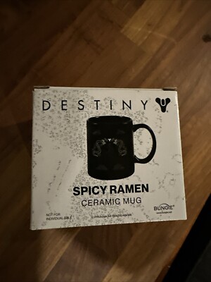 Destiny 2 Spicy Ramen Restaurant Ceramic Mug - Unused Black Bungie ...