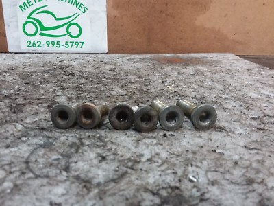 88-96 ZX6 88 1988 Kawasaki Zx600c front peg bracket bolts OEM SET | eBay