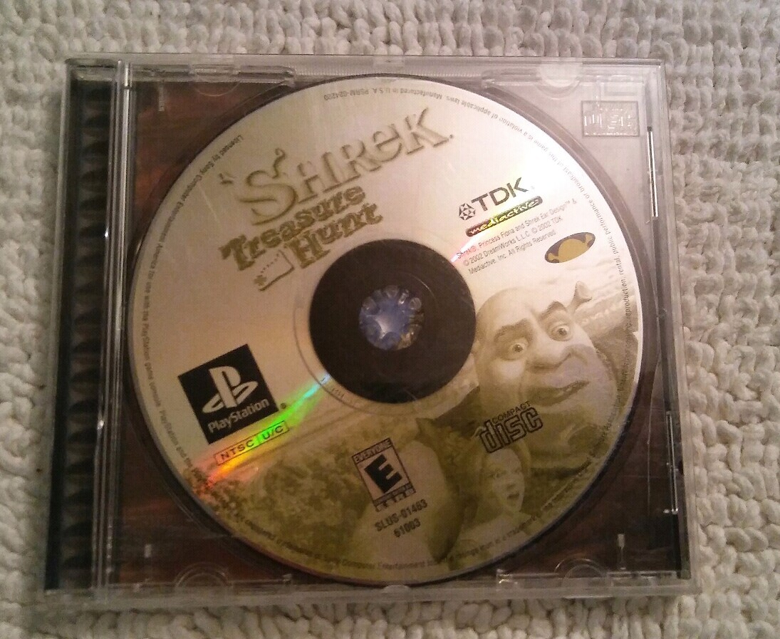 Shrek: Treasure Hunt (Sony PlayStation 1, 2002) Tested Plays Great ...