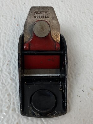 Stanley H101P Mini Miniature Thumb Finger Plane Red Tensioner USA Vtg 3 ...