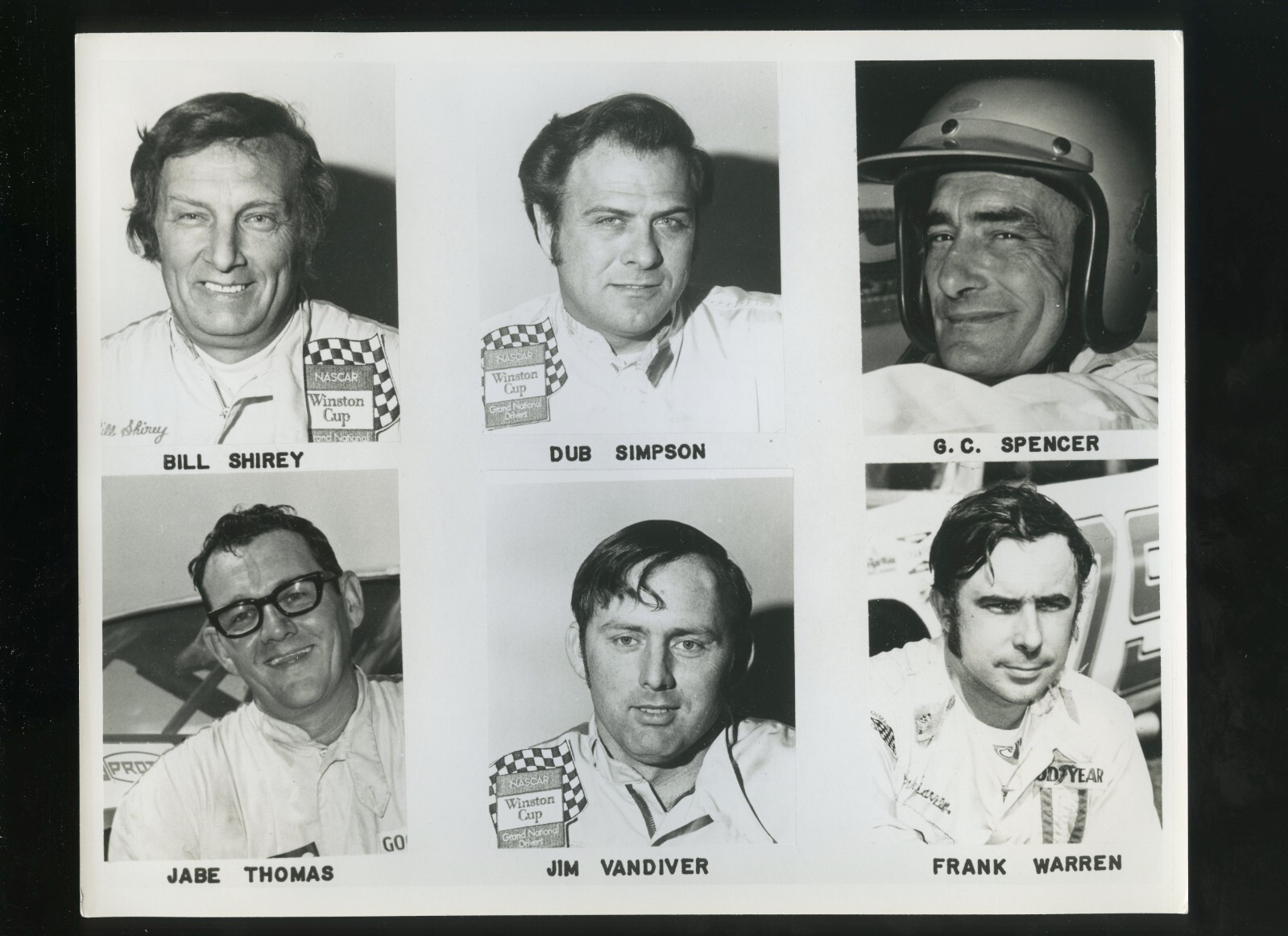1971 NASCAR - Race Drivers - Vintage Wire / Press Photo | eBay UK