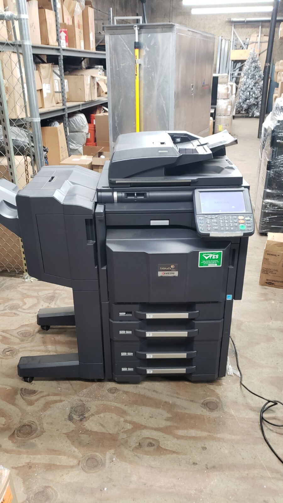 Kyocera TaskAlfa 4550ci Color Printer w/Finisher Copier Scanner 45PPM ...