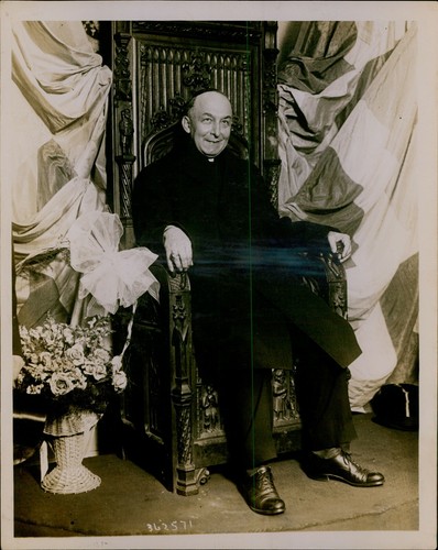 GA45 1924 Orig Underwood Photo HIS EMINENCE George Cardinal Mundelein ...