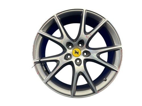 2008-2014 FERRARI CALIFORNIA 20X8 FIVE Y SPOKE WHEEL RIM SILVER *CURB ...