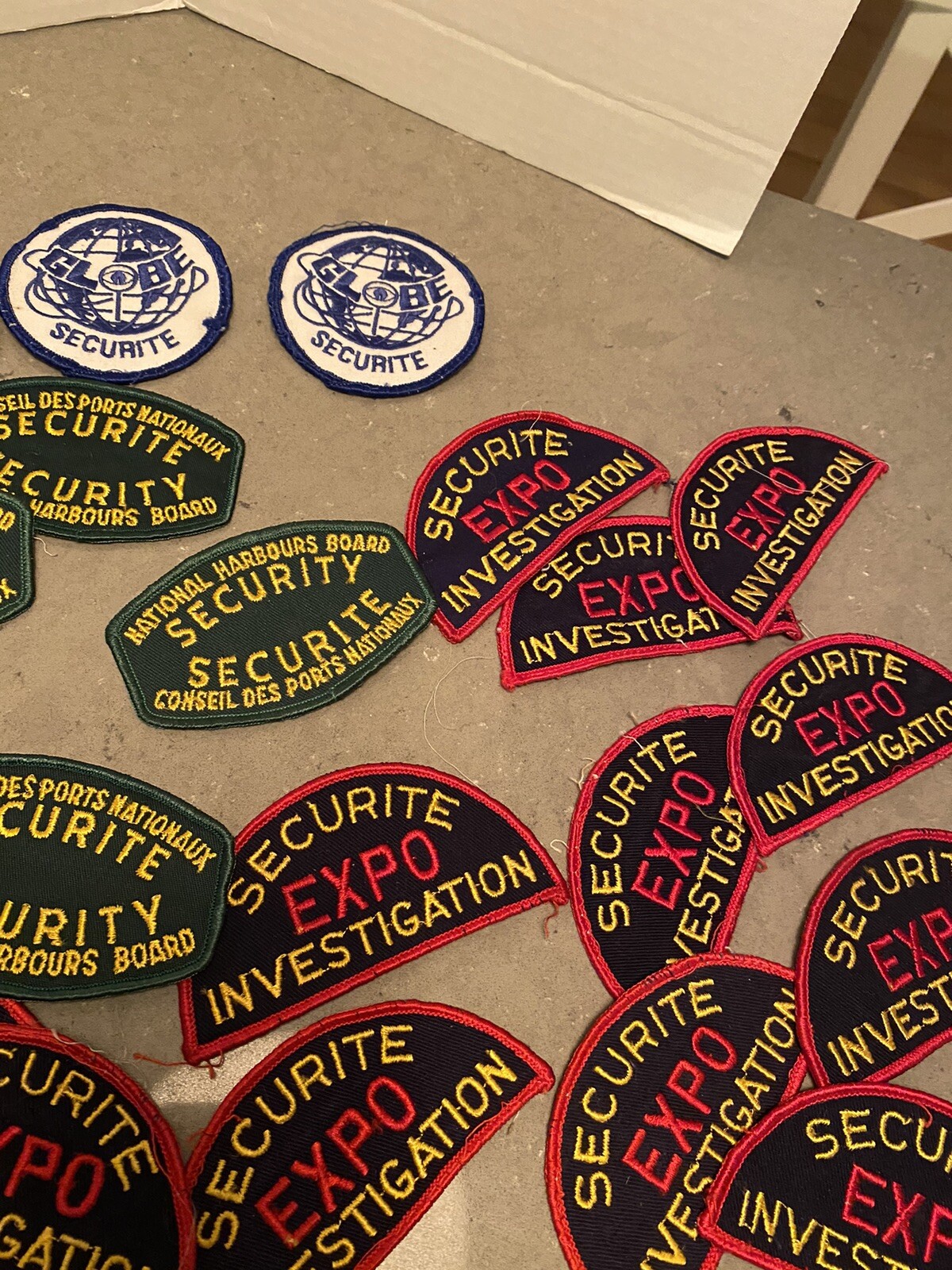 Obsolete security shoulder patches lot of 66 | eBay