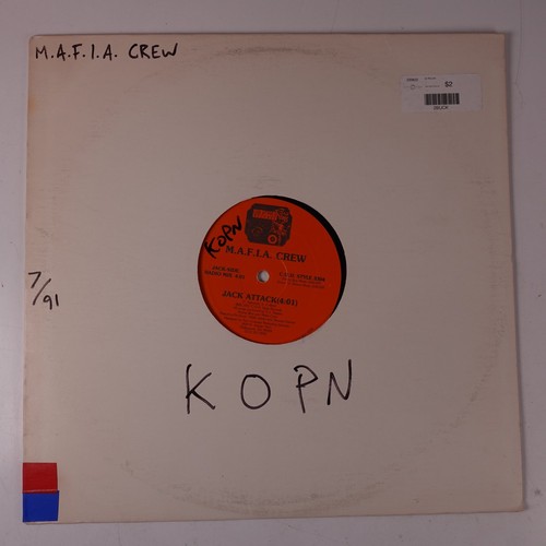 M.A.F.I.A. Crew – Jack Attack 12" Single 1991 C.O.D. Style Hip Hop Rap ...