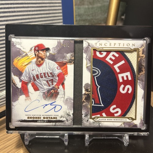 2023 Topps Inception - Autographed Jumbo Relic Shohei Ohtani 1/2 Insane ...
