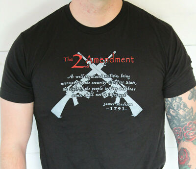 Patriotic 2nd Amendment Constitution Quote James Madison 1791 T-Shirt ...