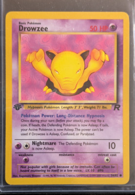 Drowzee 54/82 Team Rocket-1st Edition Regular | eBay