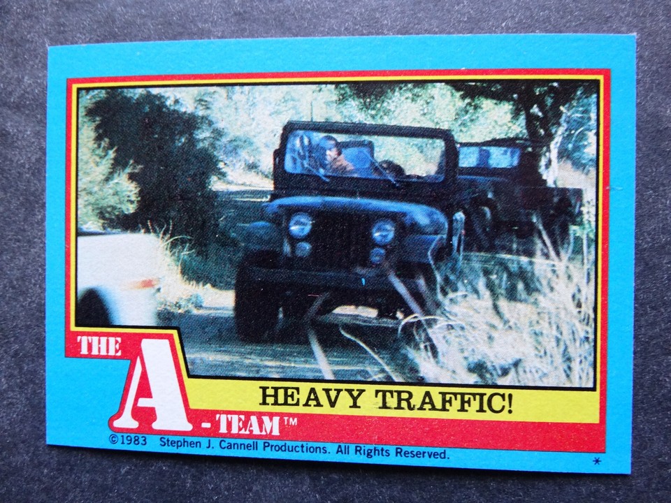 1983 Topps The A-Team Tv Show Trading Card Complete Your Set You U Pick ...
