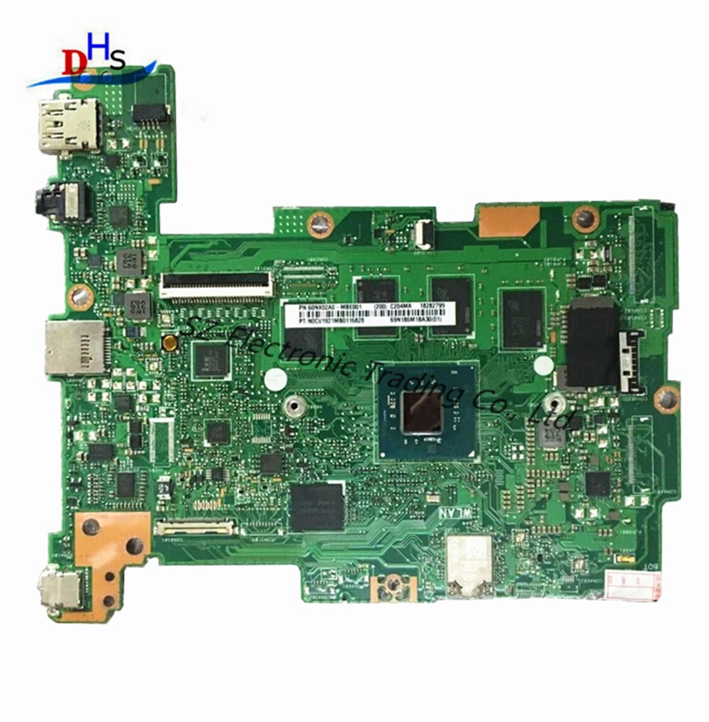 90NX02A0-R0C001 For ASUS chromebook C204 C204EE Motherboard N4020 4GB ...