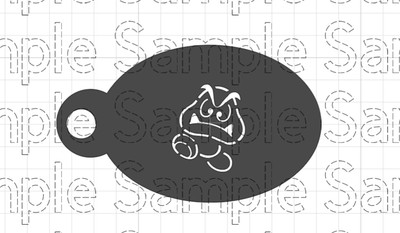 Super Mario Goomba - Face Painting STENCIL | eBay