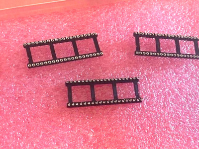 40 PIN DIP SOCKETS Robinson Nugent MACHINED PIN - ICT-406-STT LOT OF 10 ...