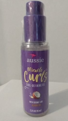 Aussie Miracle Curls Coconut/Jojoba Curl-Defining Oil, 3.2 fl oz | eBay