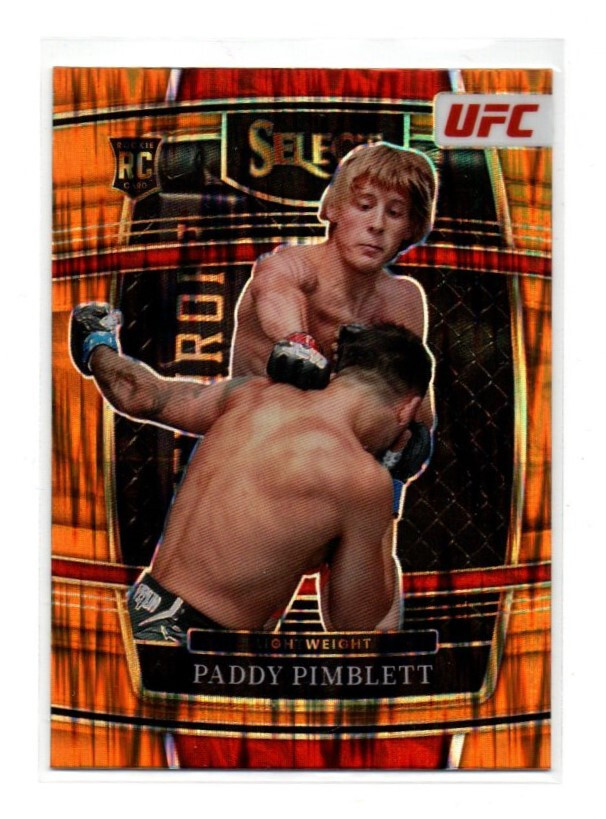 2022 Panini Select UFC Paddy Pimblett Orange Flash Prizm Rookie Card | eBay