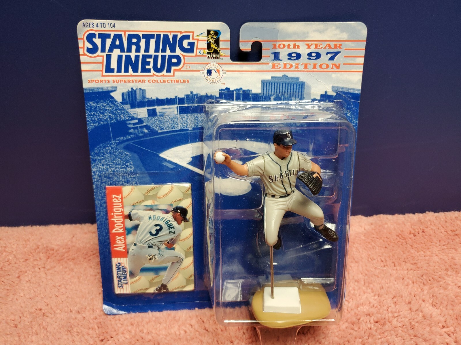 Kenner Starting Lineup Alex Rodriguez 1997 Seattle Mariners MLB Figure ...