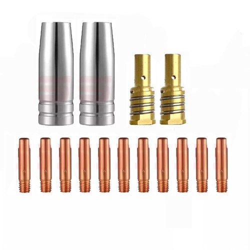 14pk Mig Gun Contact tip diffuser kits Fit HITBOX HBM200 HBM1200 ...