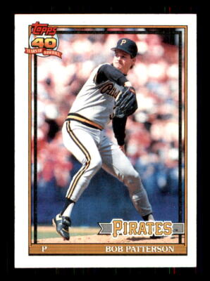 1991 Baseball Topps Bob Patterson Pittsburgh Pirates #479 | eBay