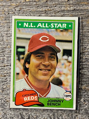 1981 Topps N.L. All-Star Johnny Bench Cincinnati Reds #600 | eBay