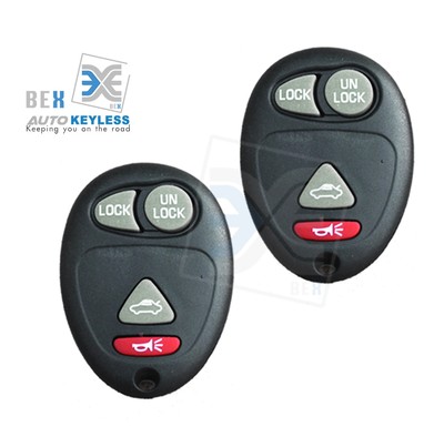 2 New 4 Button Keyless Entry Remote Control for Buick Regal Rendezvous ...