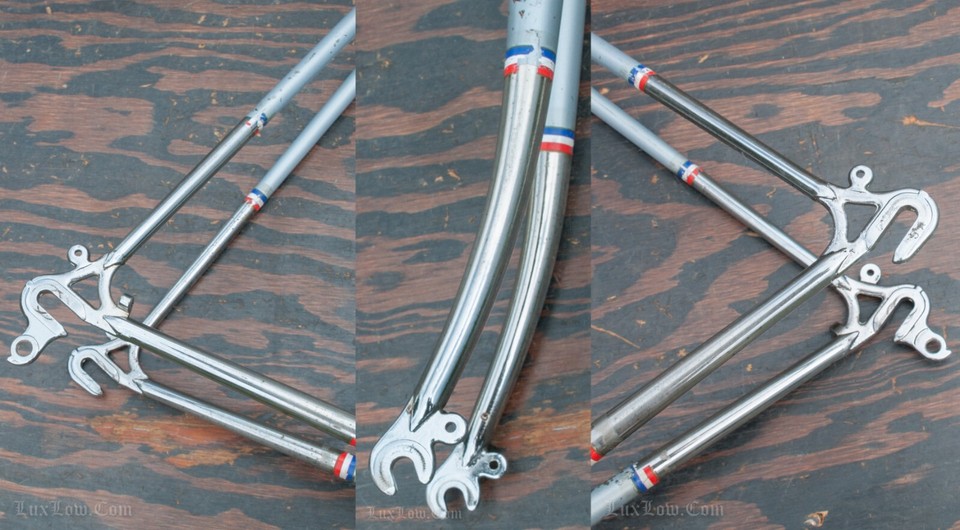 Vintage 58cm Francesco Moser Cizeron RoadBike FRAME FORK 531 Steel ...