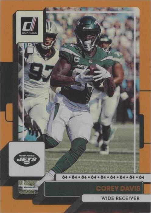 2022 Panini Donruss - Corey Davis #141 Jersey Number /84 for sale ...