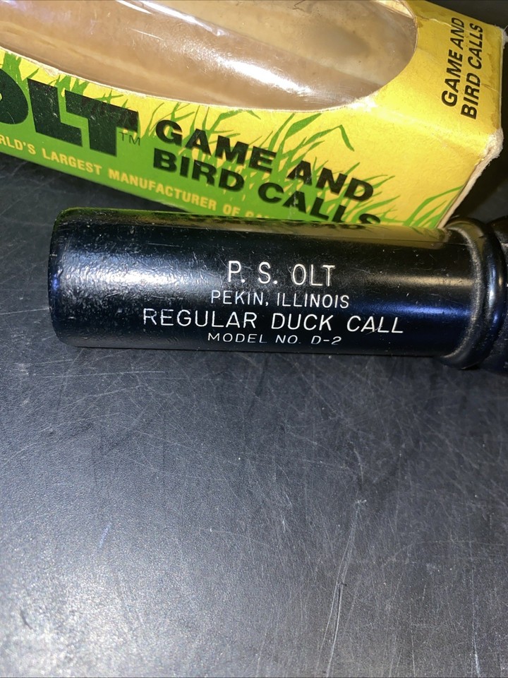 PS OLT Regular Duck Call No. D-2 Pekin, Illinois GREAT SOUND | eBay