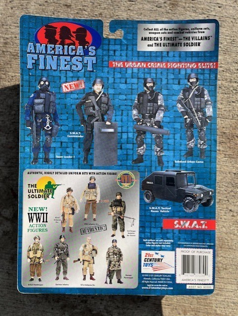 America's Finest SWAT Commander Weapons, Gear Set NIB 503004 21st ...