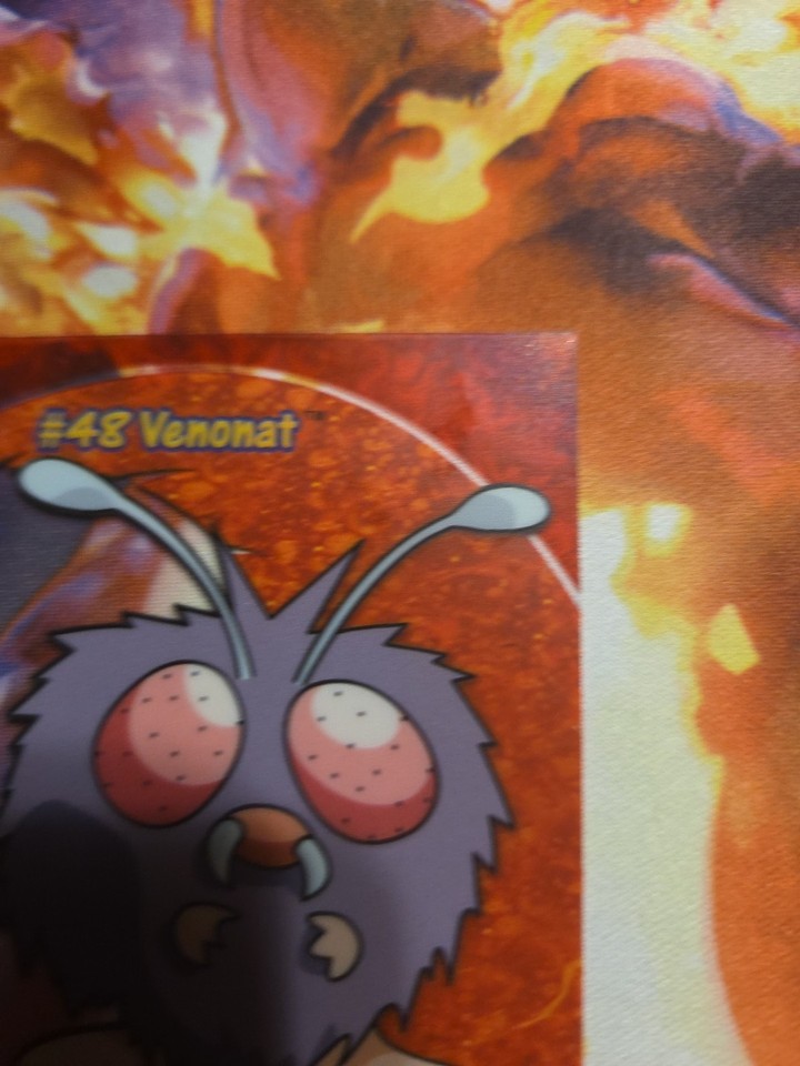 Venonat PC6 - Topps Series 3 - Blue Logo - Pokemon Card - Clear Plastic ...