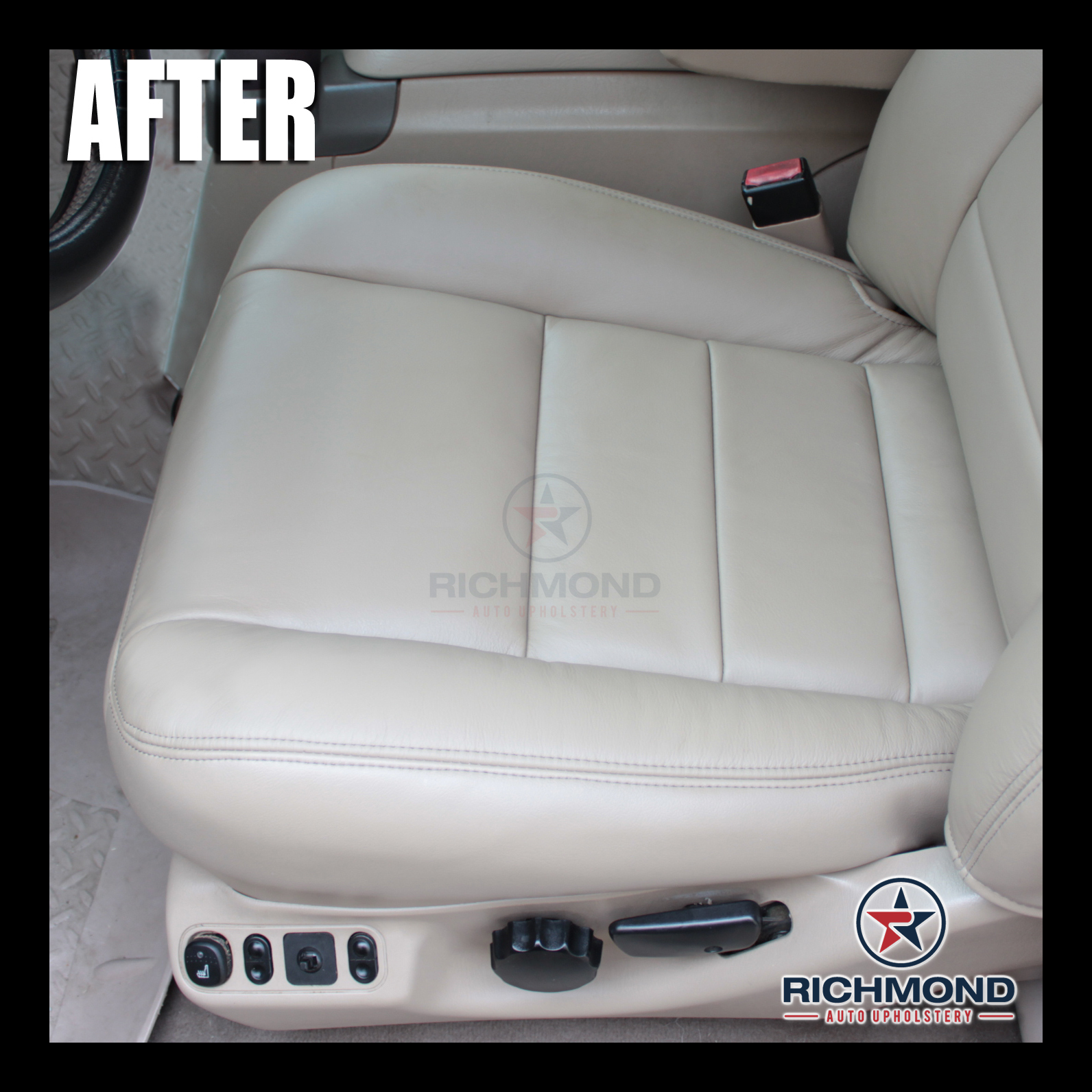 2002-2007 Ford F250 F350 Lariat-Driver Side Bottom Replacement Seat ...