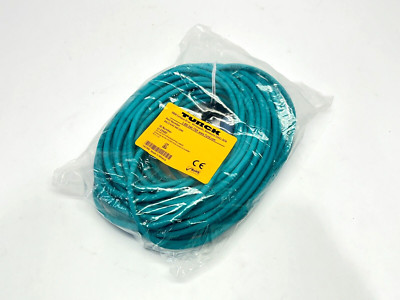 Turck RKCD RJ45 440-20M Ethernet Cordset Female M12 4-Pin - RJ45 20m U ...